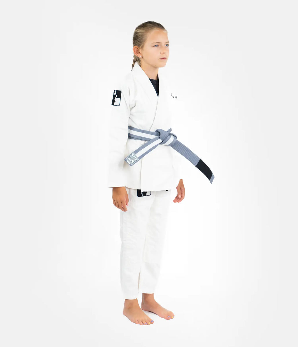 Kids Checkmat Official Gi White | Progress Jiu Jitsu EU – Progress Jiu ...