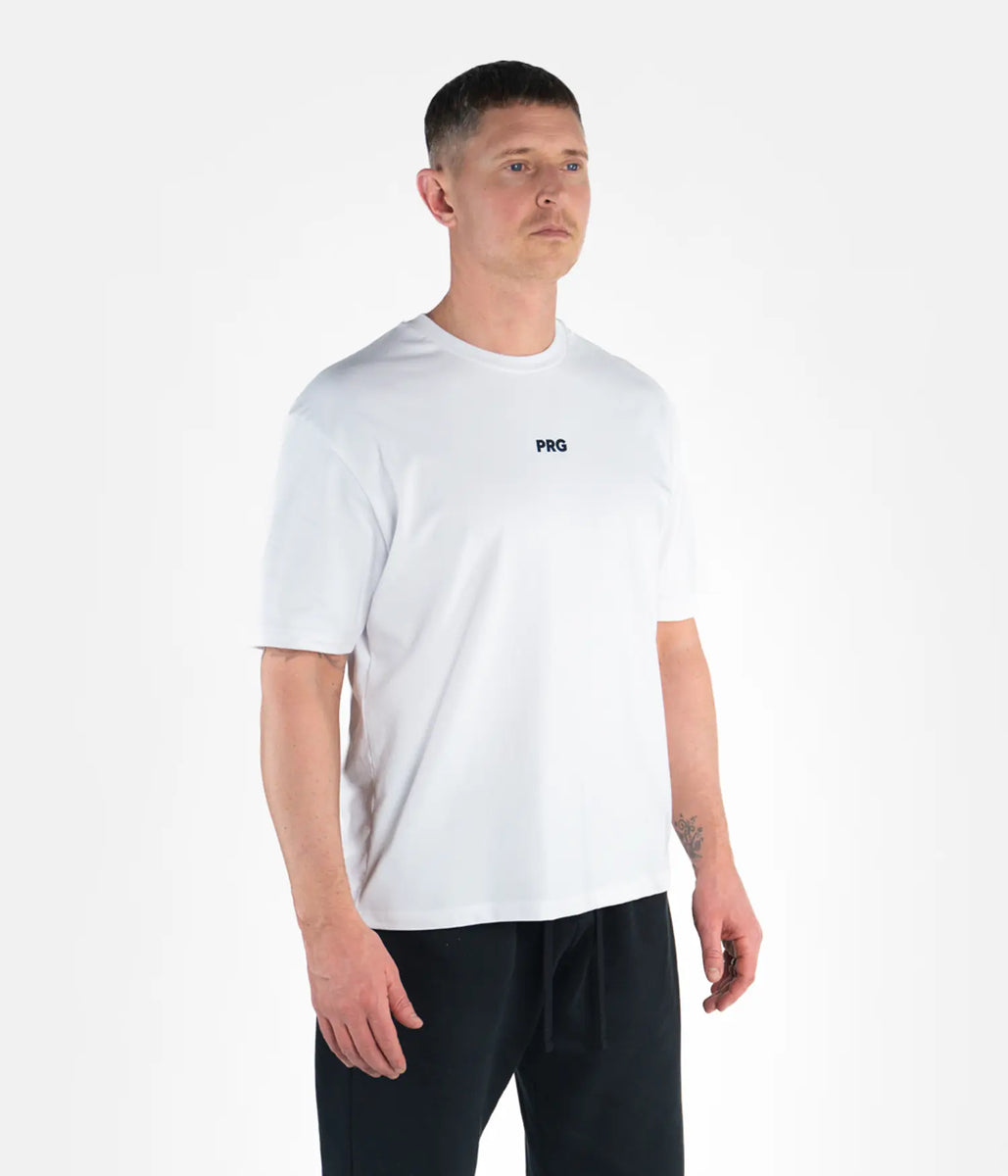 PRG Oversized Tee - White – Progress Jiu Jitsu Europe