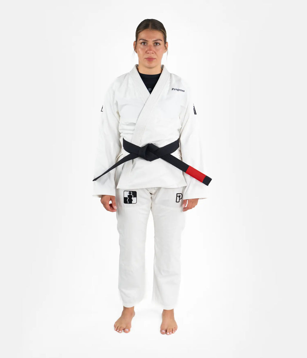Women's Checkmat Official Gi White | Progress Jiu Jitsu EU – Progress ...