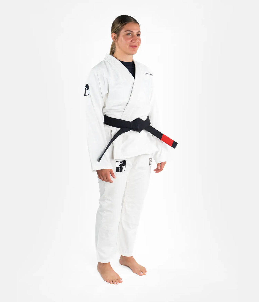 Women's Checkmat Official Gi White | Progress Jiu Jitsu EU – Progress ...